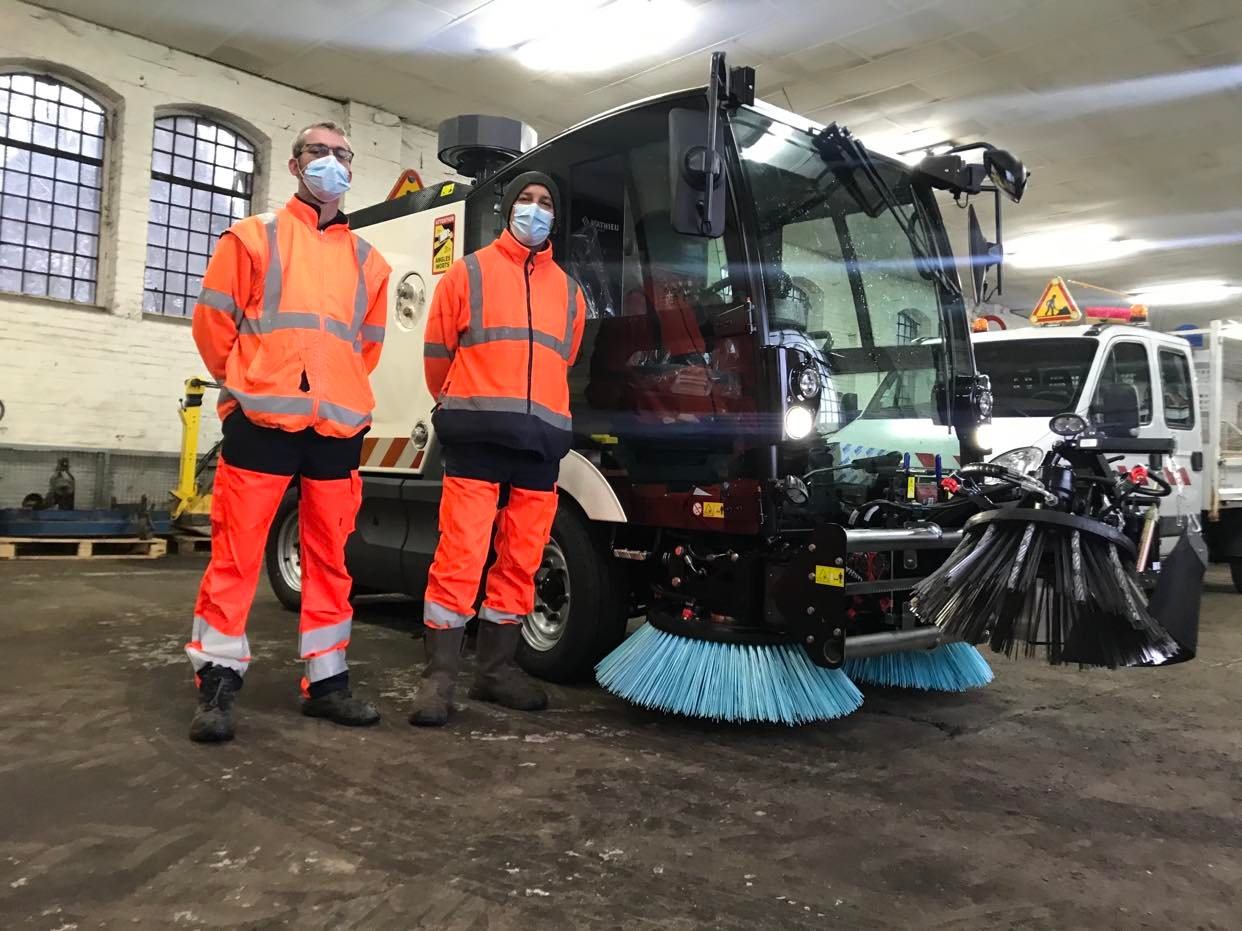 La nouvelle balayeuse est arrivée!